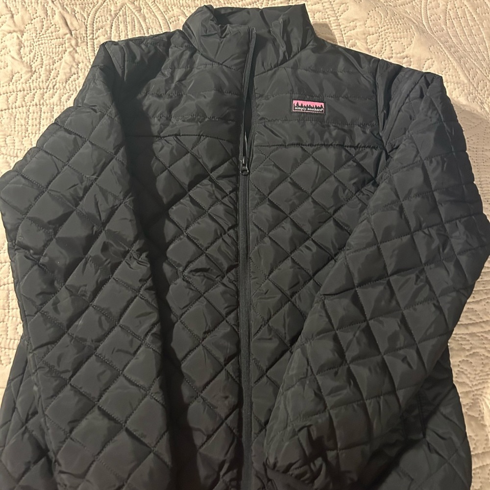 Simply Southern Black Puffer Jacket - Gem
